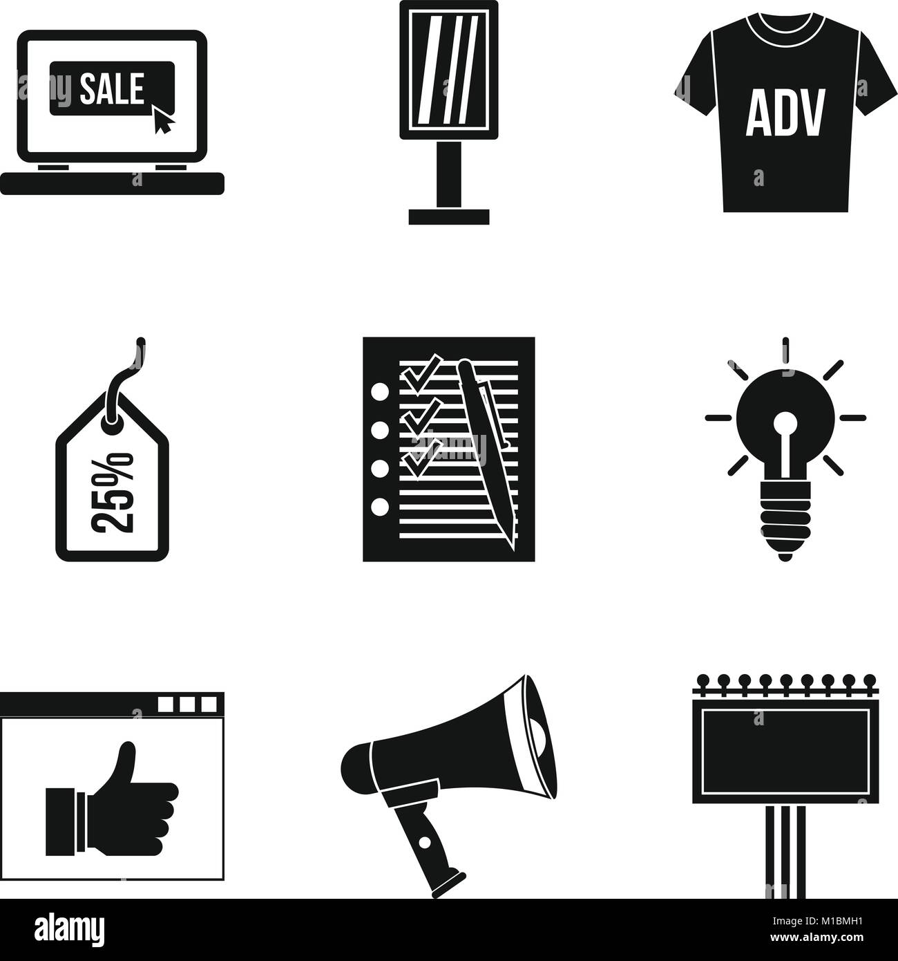 Online buy icons set, simple style Stock Vector Image & Art - Alamy