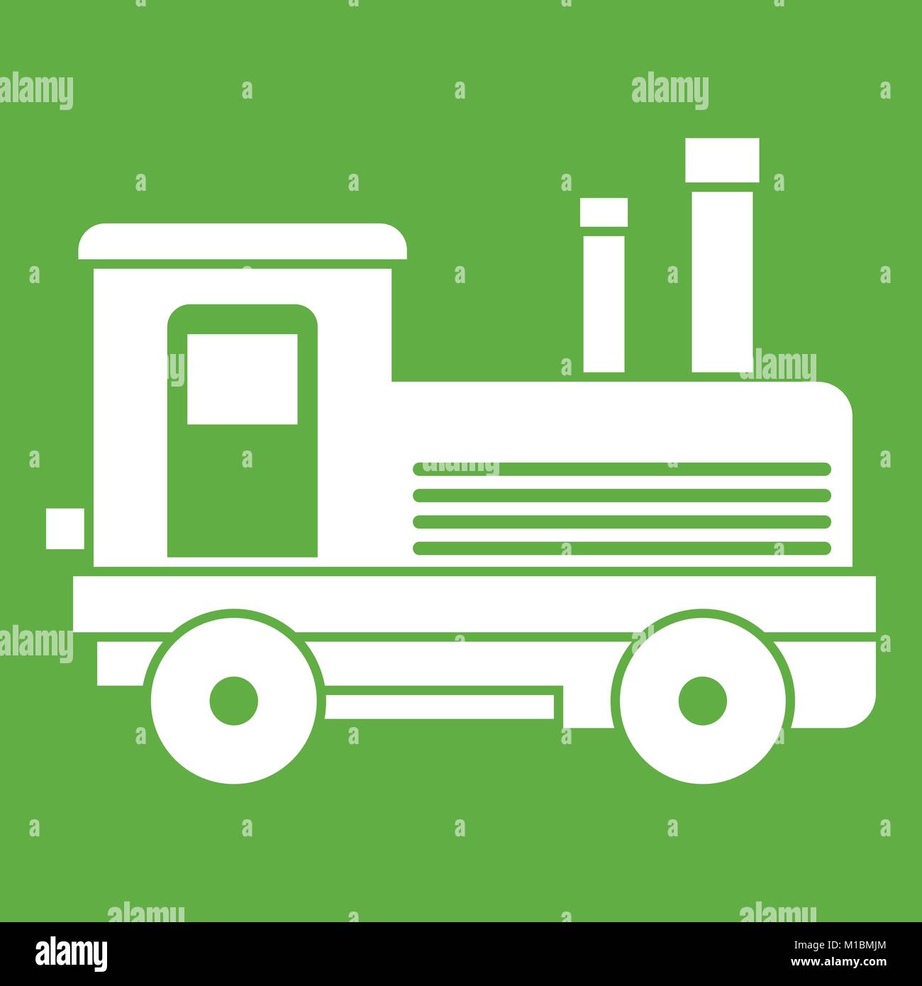 Locomotive icon green Stock Vector Image & Art - Alamy