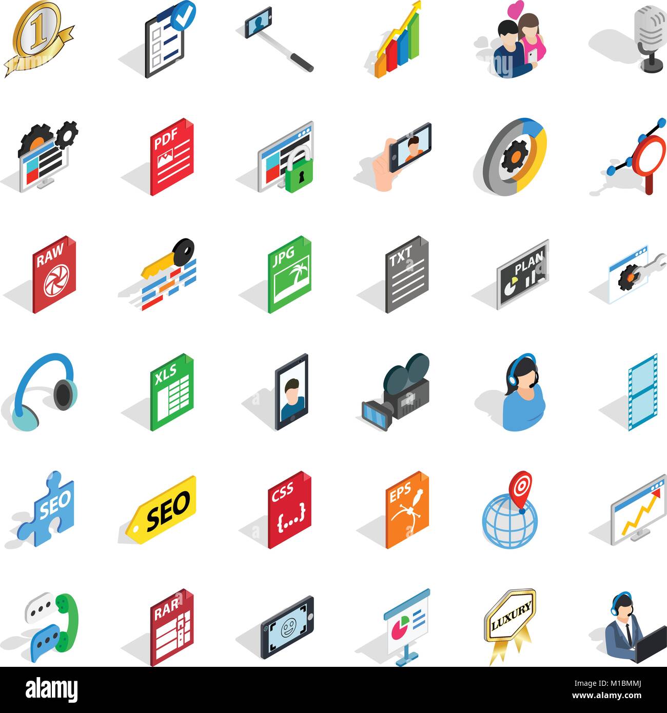 Data centre isometric 3d hi-res stock photography and images - Alamy