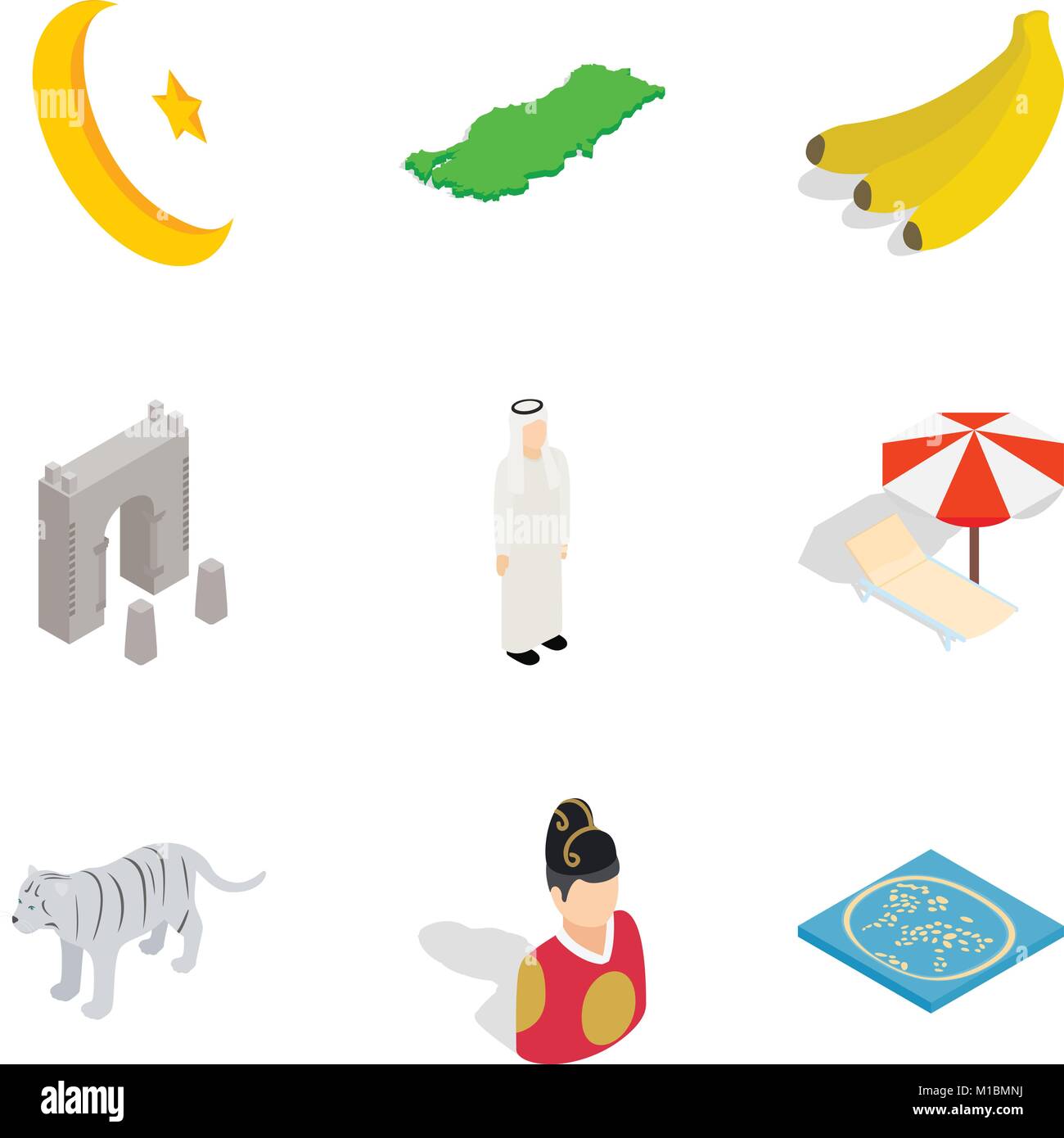 Islam icons set, cartoon style Stock Vector Image & Art - Alamy