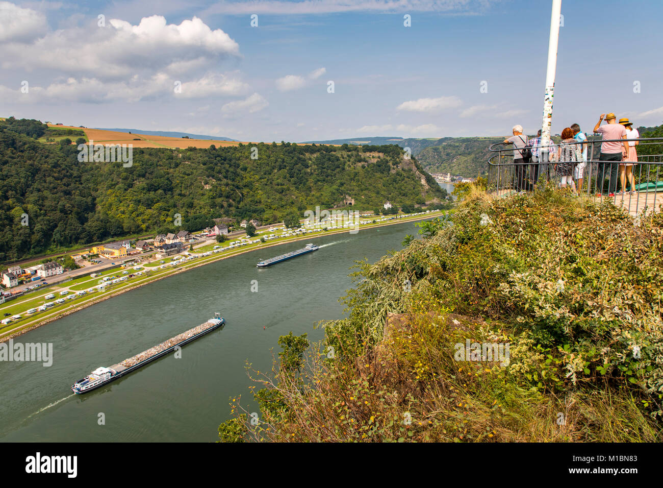 Loreley rock, Rheingau, UNESCO World Heritage Upper Middle Rhine Valley ...