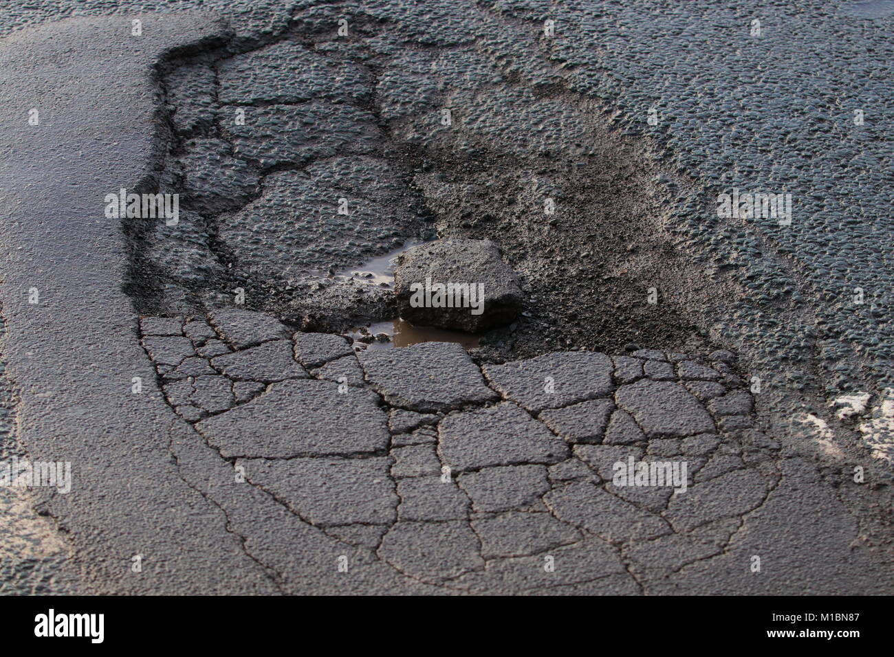 Road Subsidence High Resolution Stock Photography and Images - Alamy