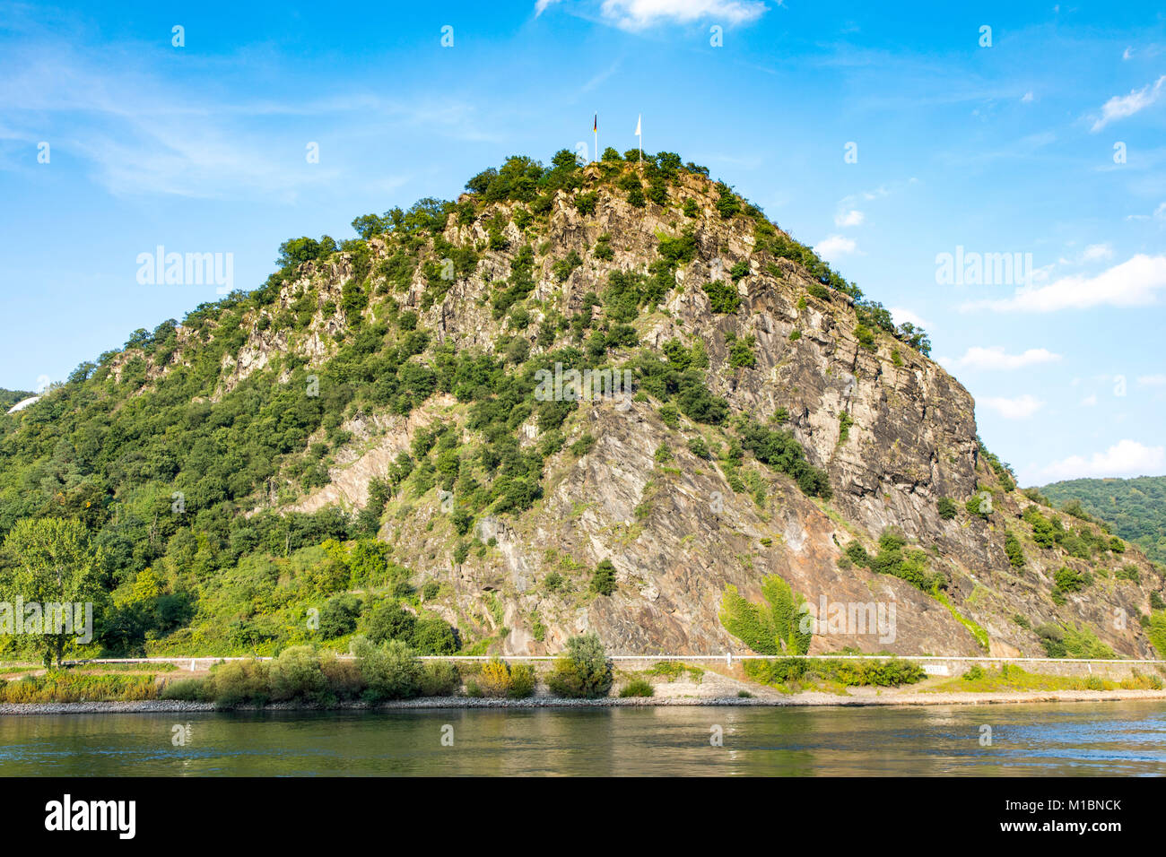 Loreley rock, Rheingau, UNESCO World Heritage Upper Middle Rhine Valley ...