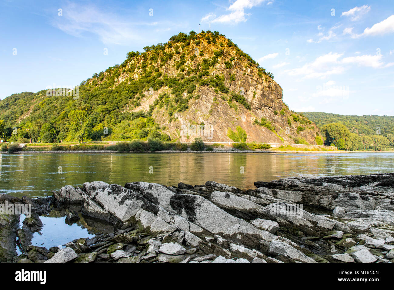 Loreley rock, Rheingau, UNESCO World Heritage Upper Middle Rhine Valley ...