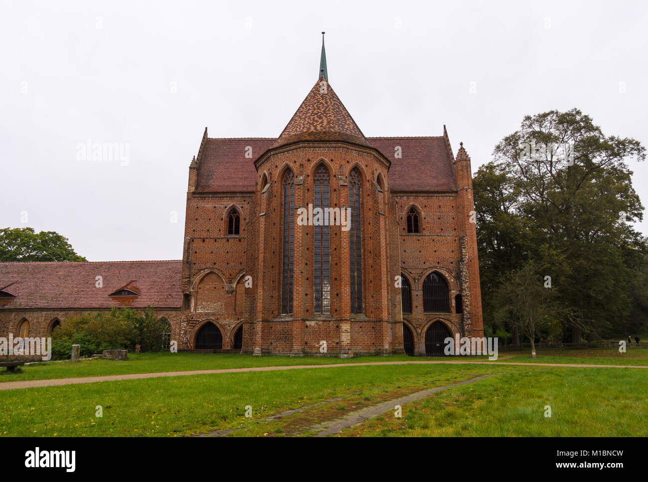 Chorin Abbey is the former Cistercian abbey near the village of Chorin ...