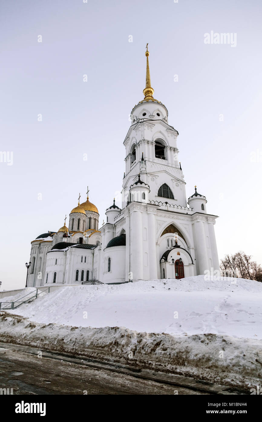 Assumption Cathedral in Vladimir - outstanding monument of white-stone ...