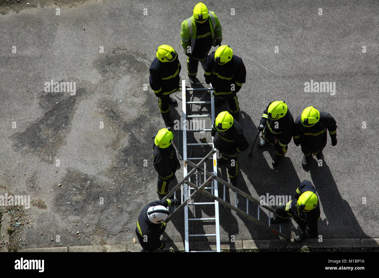 Fire work team hi-res stock photography and images - Alamy