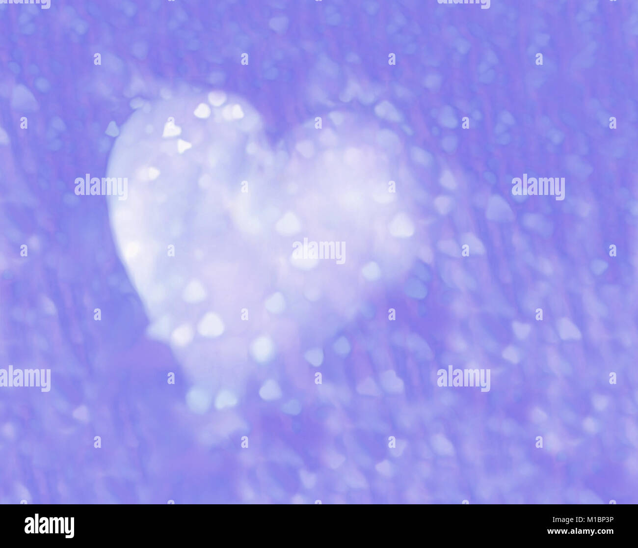 Abstract purple background heart with small hearts texture pattern ...