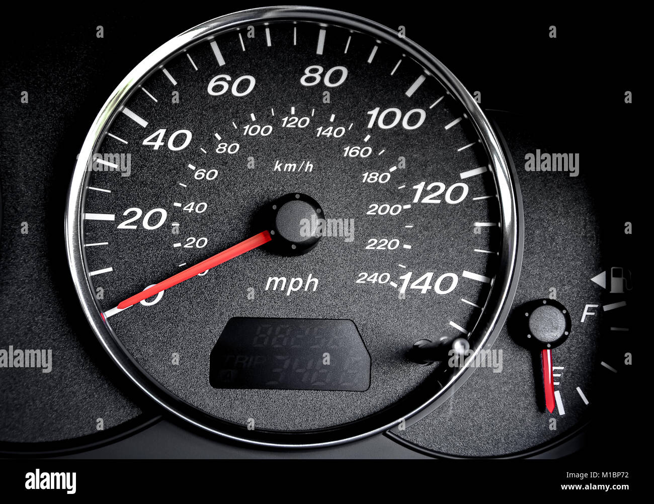 Speedometer - Car Dashboard Stock Photo - Alamy