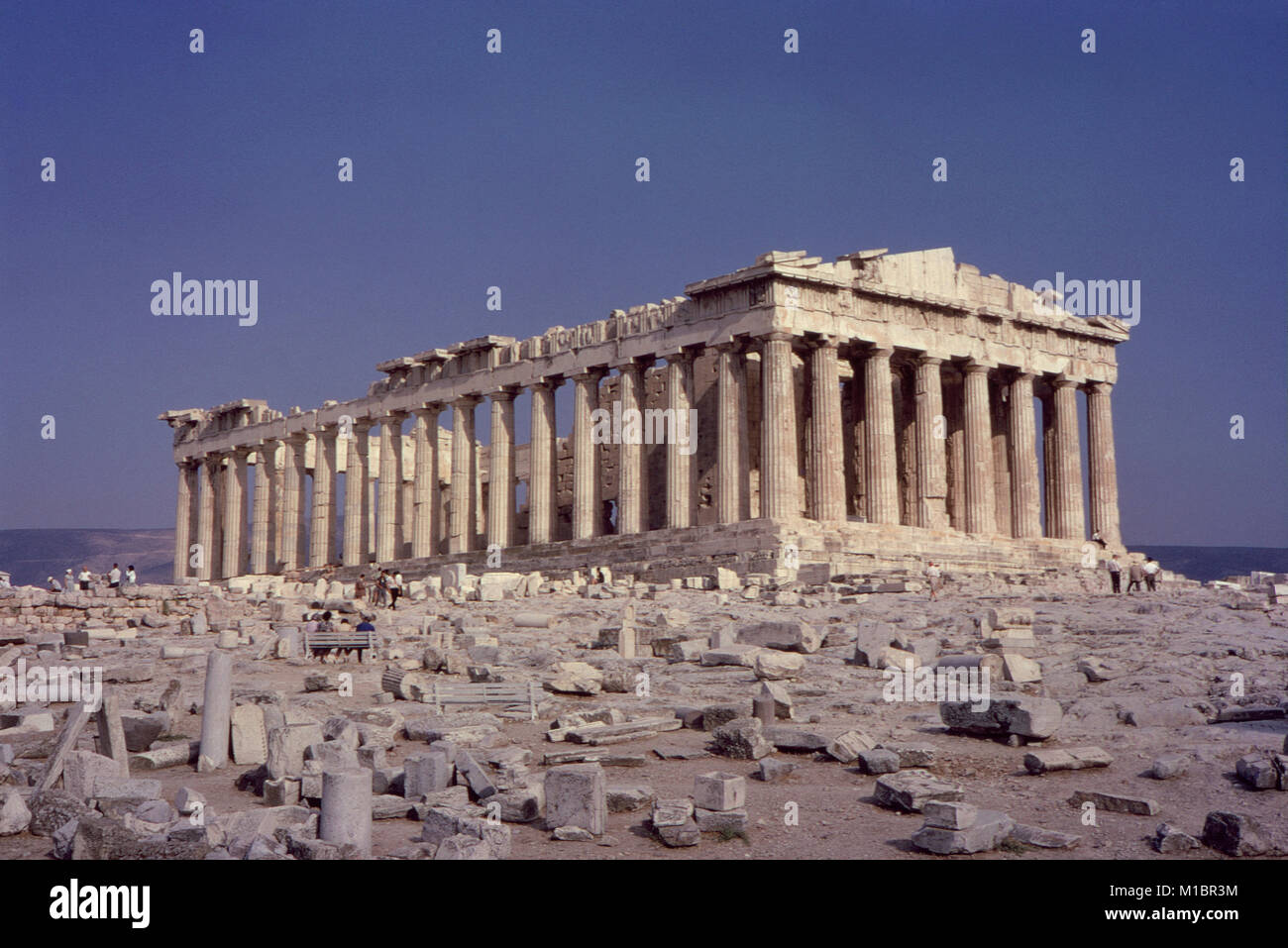 Ancient Parthenon and Ruins, Athens, Greece, 1968 Stock Photo - Alamy