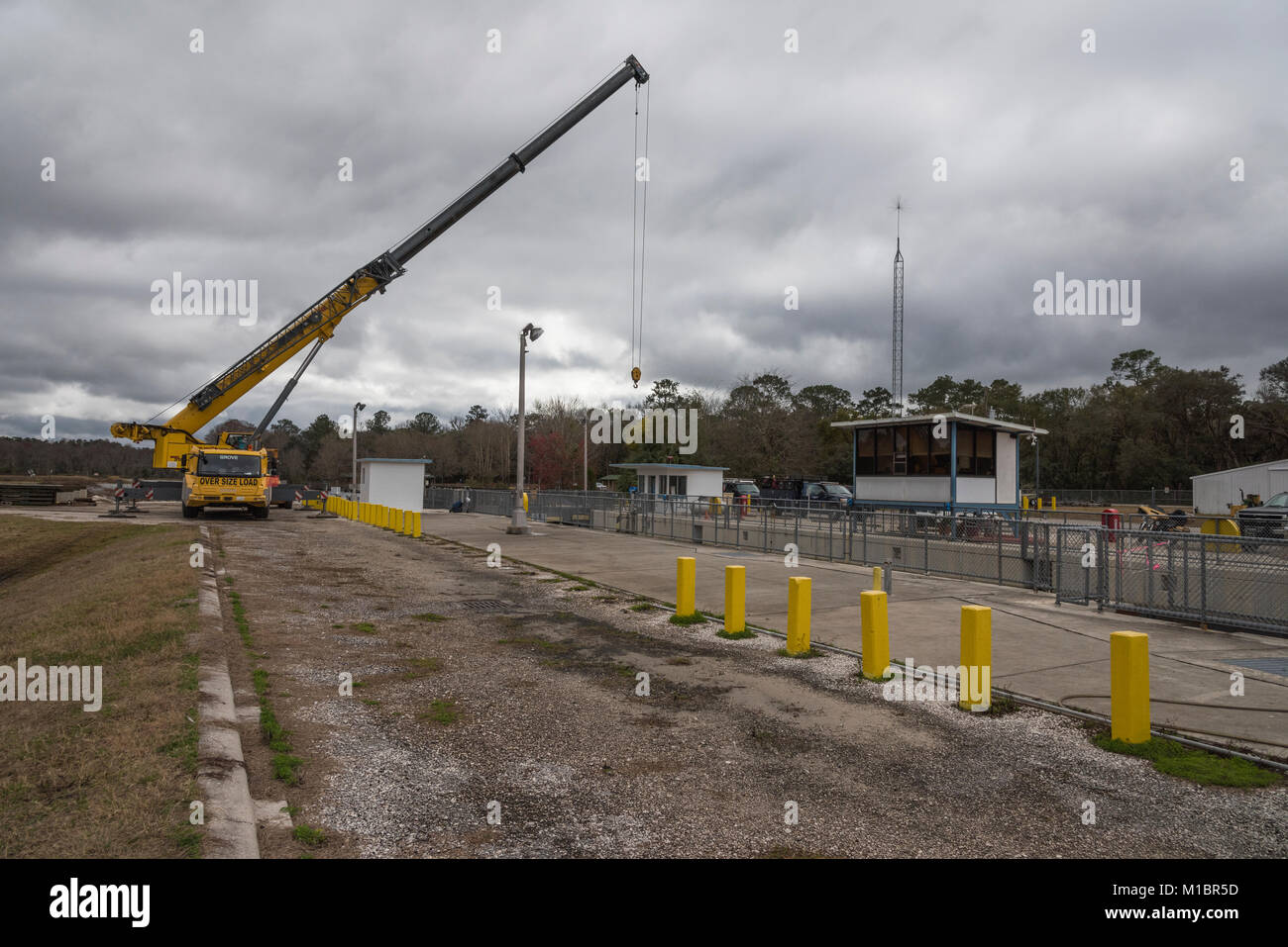 Moss Bluff Lock and Dam in Marion County, Florida USA Stock Photo - Alamy