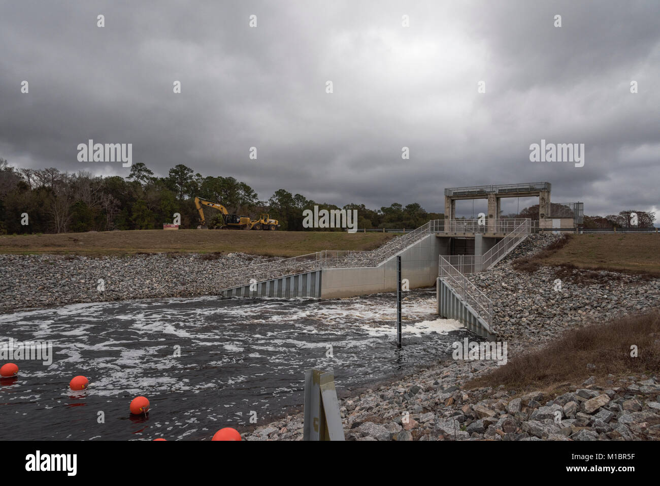 Moss Bluff Lock and Dam in Marion County, Florida USA Stock Photo - Alamy