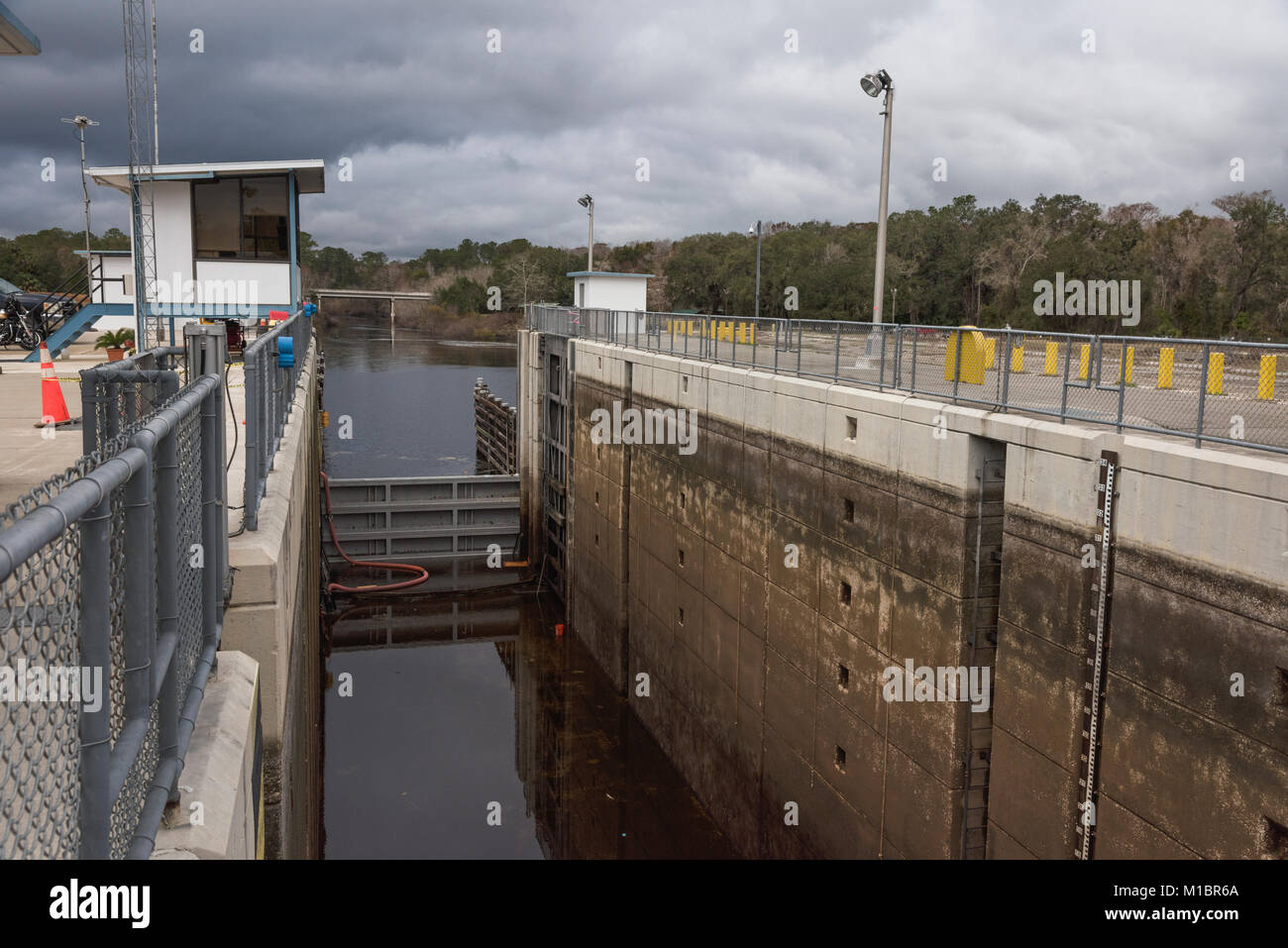 Moss Bluff Lock and Dam in Marion County, Florida USA Stock Photo - Alamy