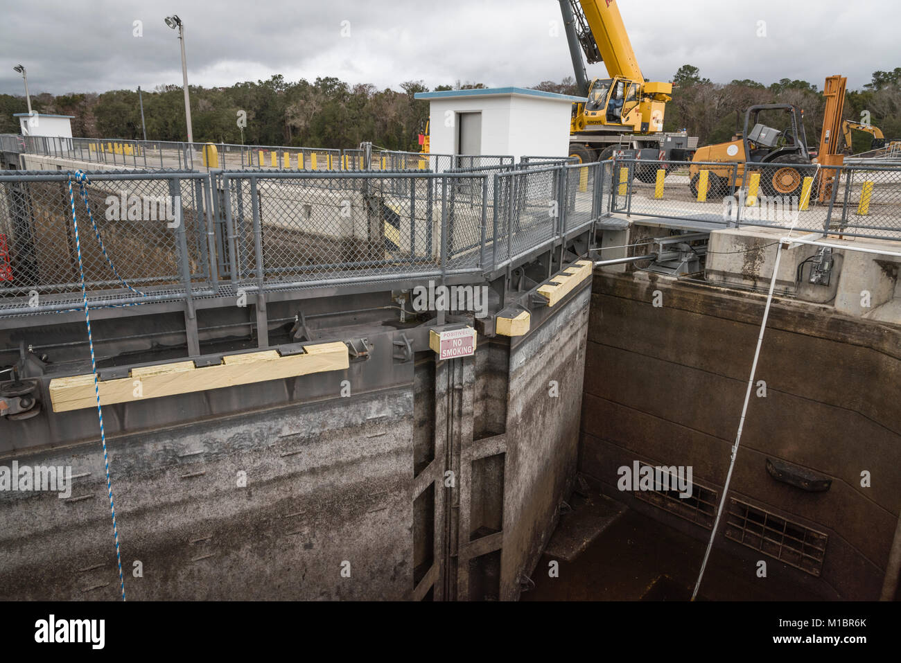 Moss Bluff Lock and Dam in Marion County, Florida USA Stock Photo - Alamy