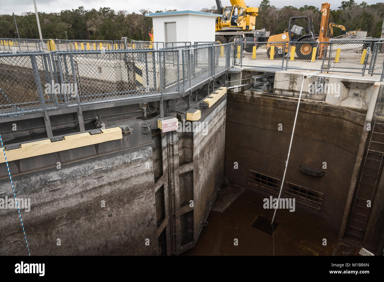 Moss Bluff Lock and Dam in Marion County, Florida USA Stock Photo - Alamy