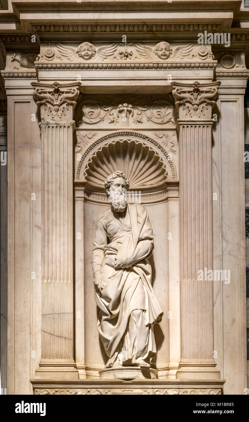 Self portrait of michelangelo hi-res stock photography and images - Alamy