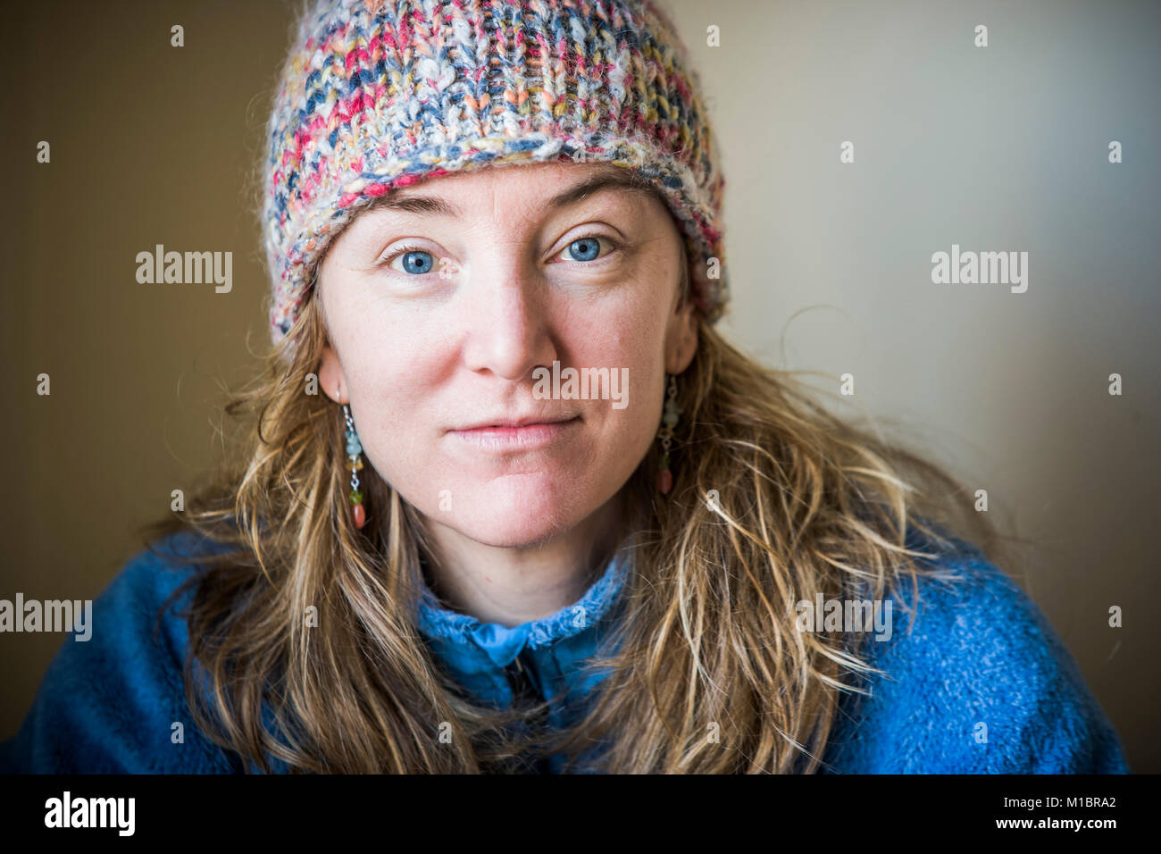 A simple portrait of a woman Stock Photo - Alamy