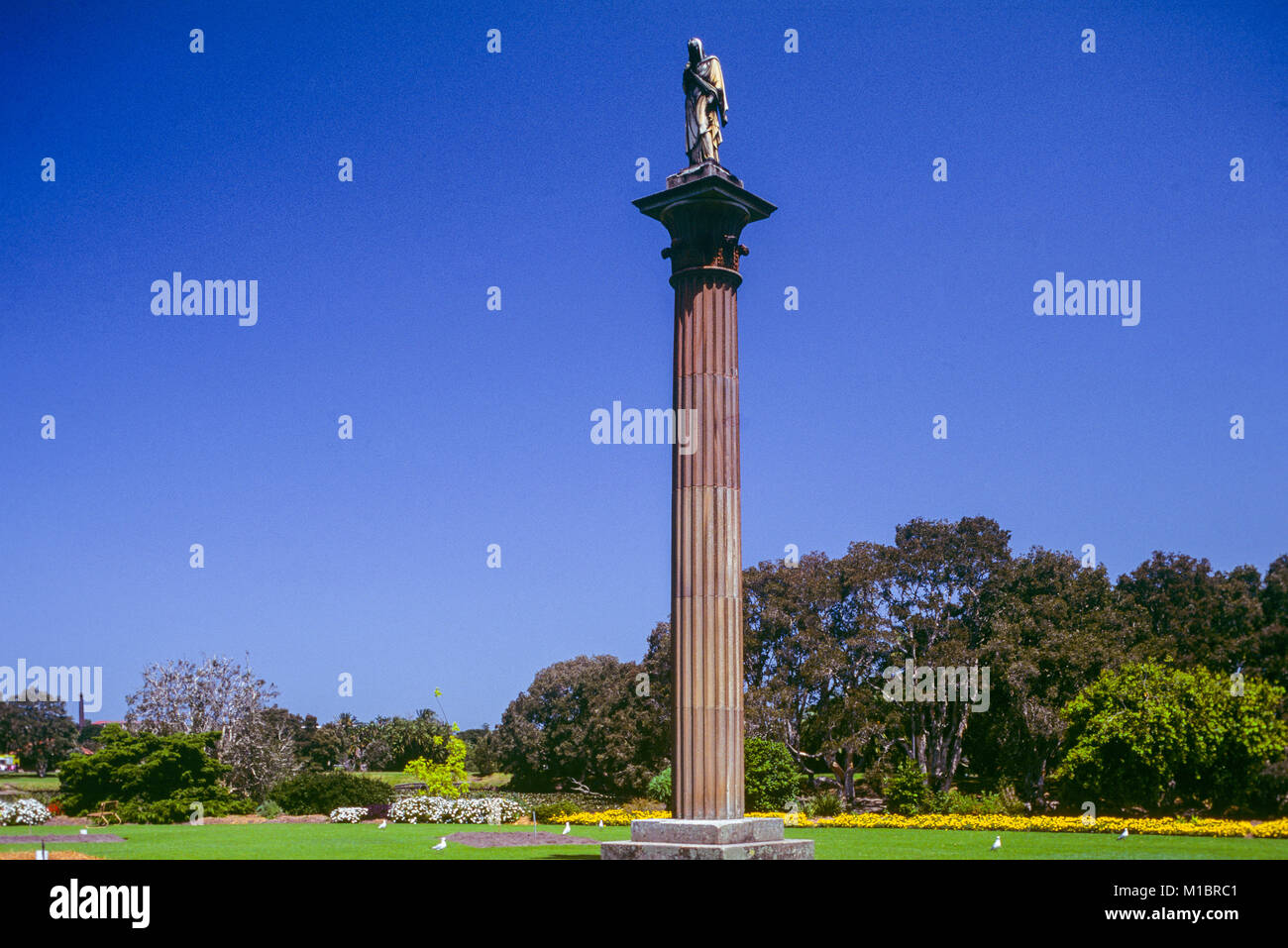 Sunset is a lifesize statue of a female figure draped from head to feet ...