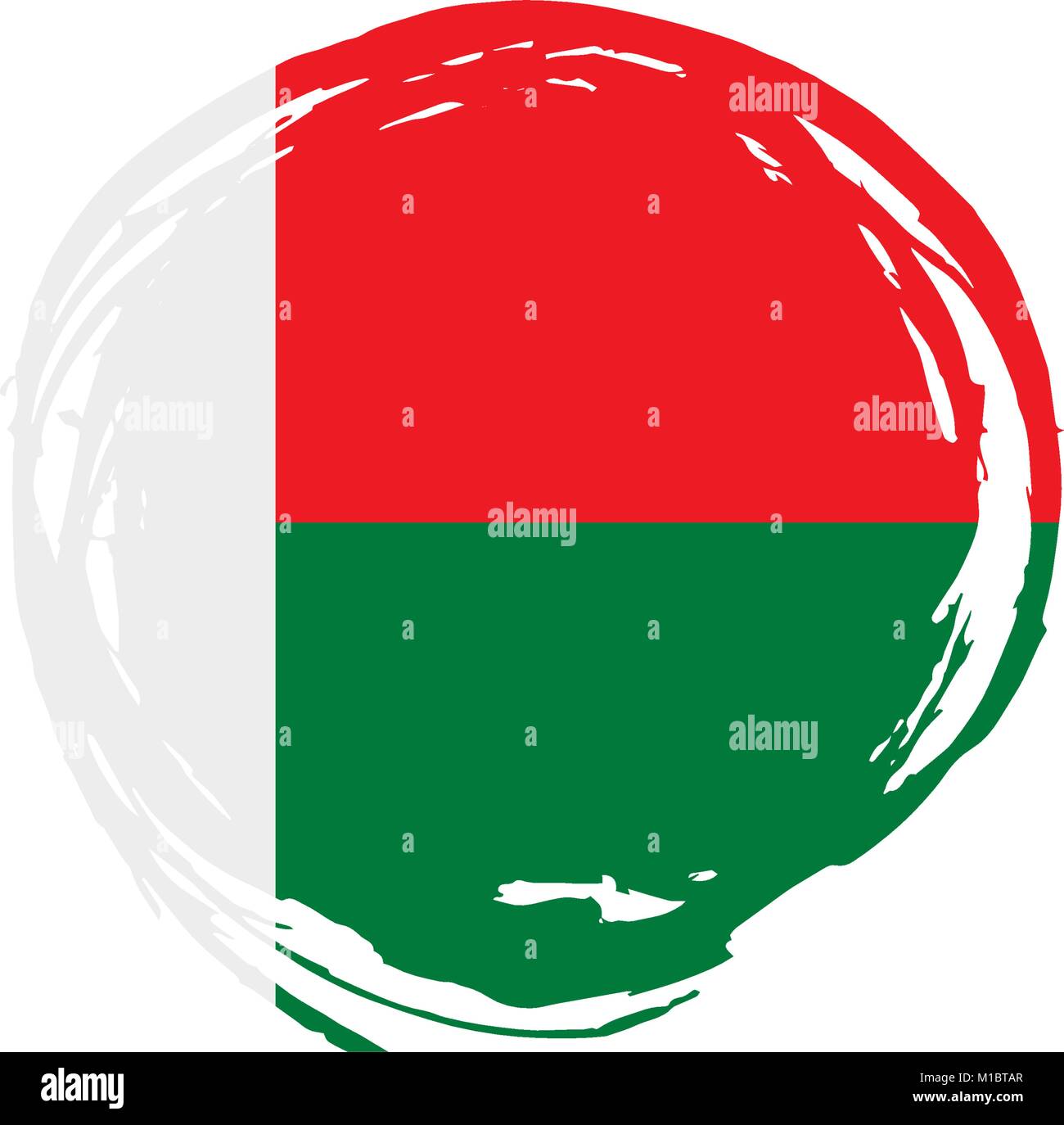 Madagascar flag, vector illustration Stock Vector Image & Art - Alamy