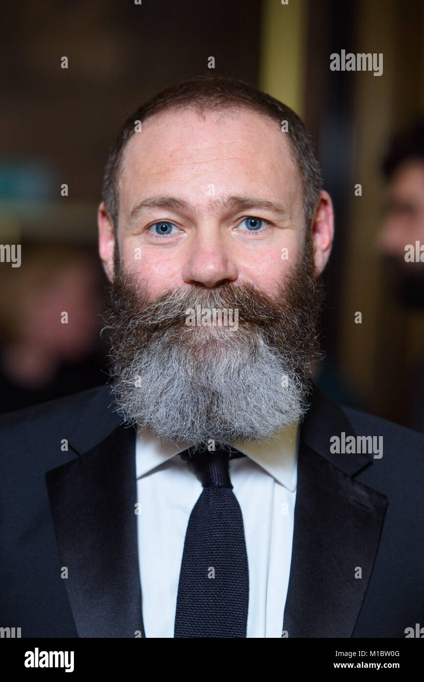 Francis Lee arriving at the London Film Critics Circle Awards 2017, the ...