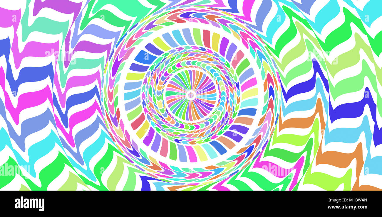 Multicolor Circles Art Action Background. Round Wheel Rhythm Backdrop ...