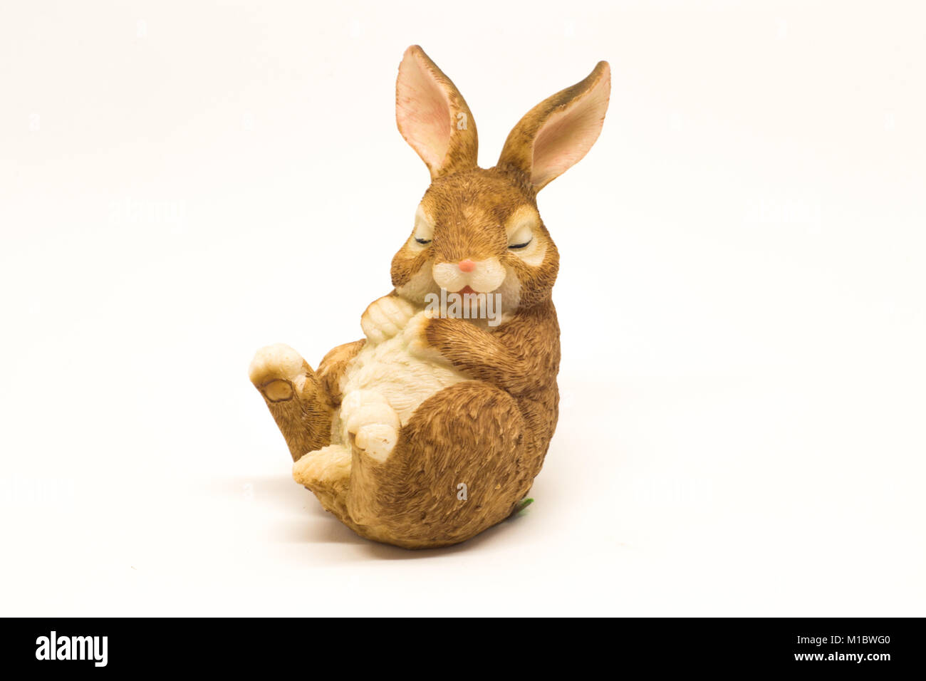 Sleepy easter bunny Stock Photo - Alamy