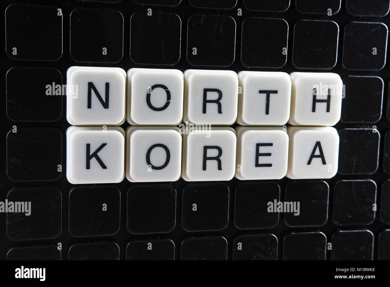 North Korea control text word title caption label cover backdrop ...