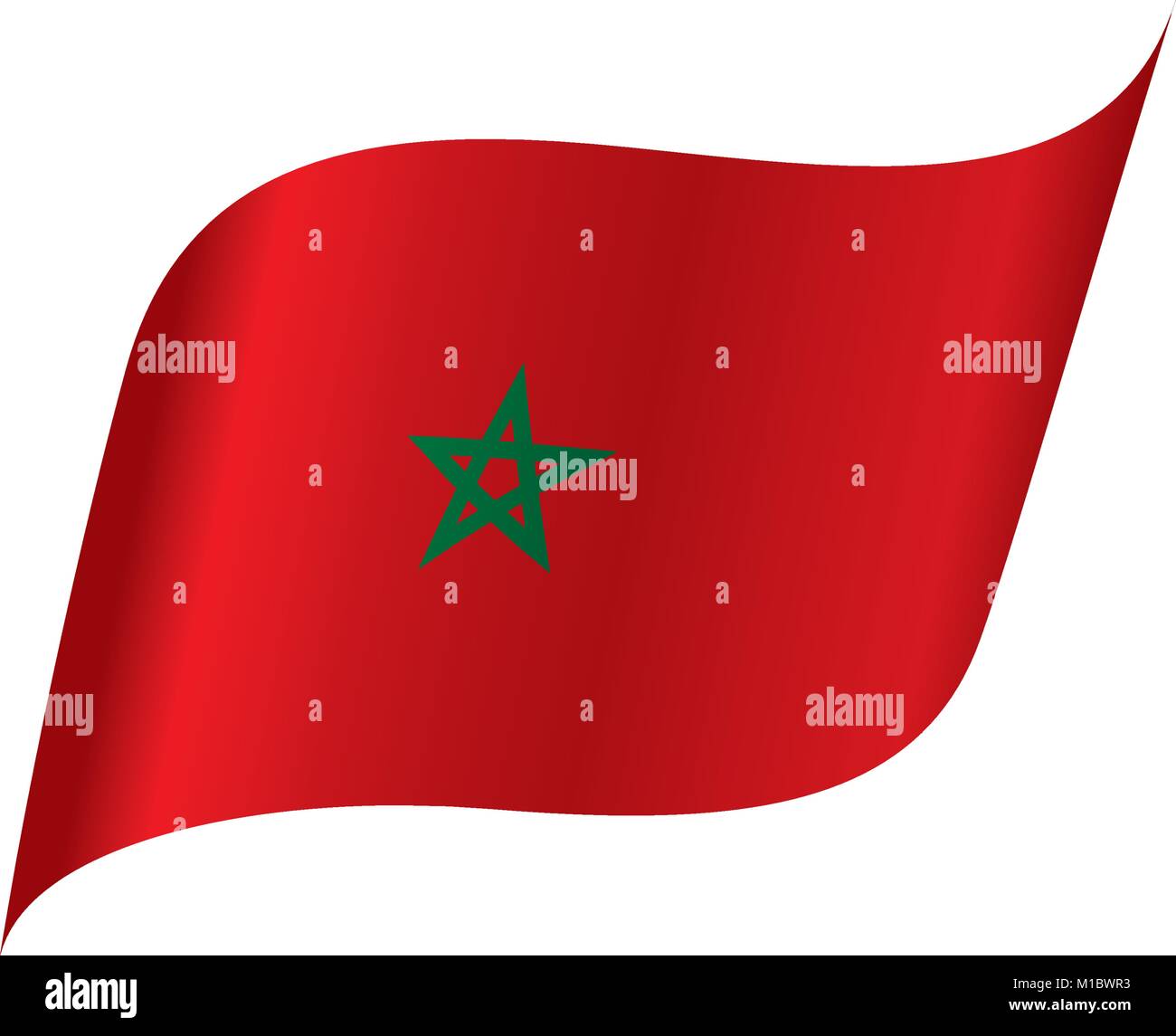 Morocco flag, vector illustration Stock Vector Image & Art - Alamy