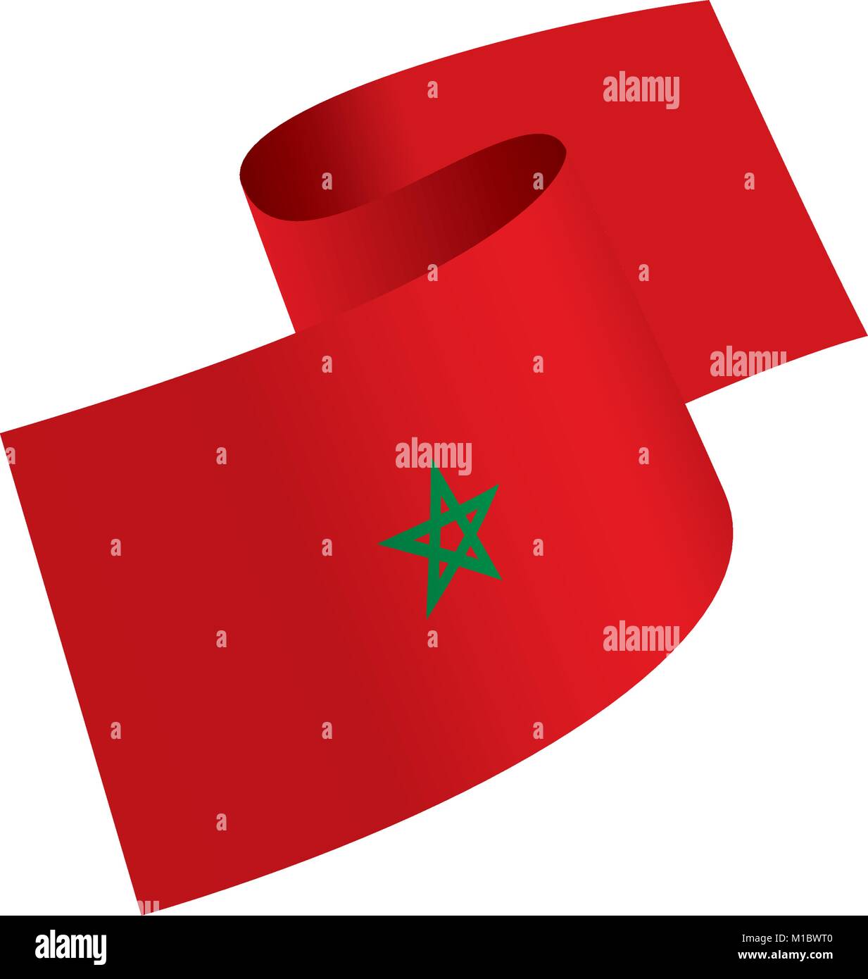 Morocco flag, vector illustration Stock Vector Image & Art - Alamy