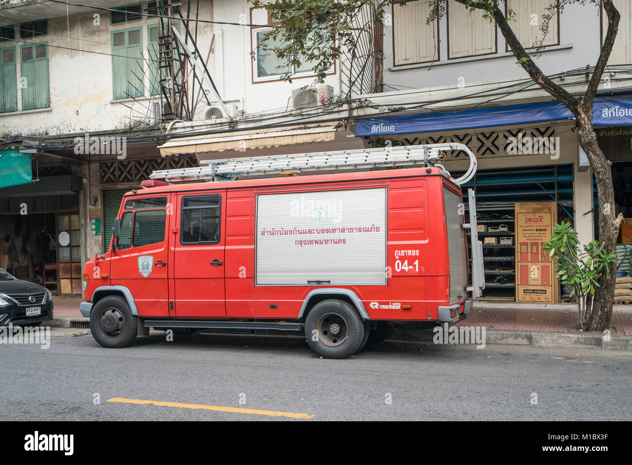 fire station in Bangkok, Thailand Stock Photo - Alamy