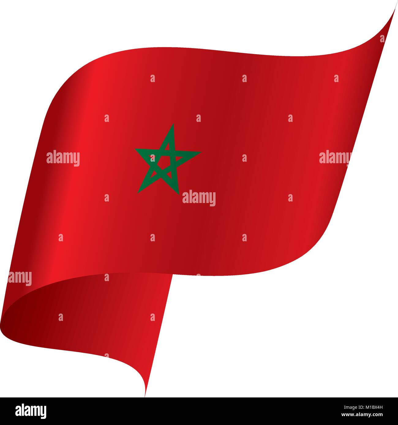 Morocco flag, vector illustration Stock Vector Image & Art - Alamy