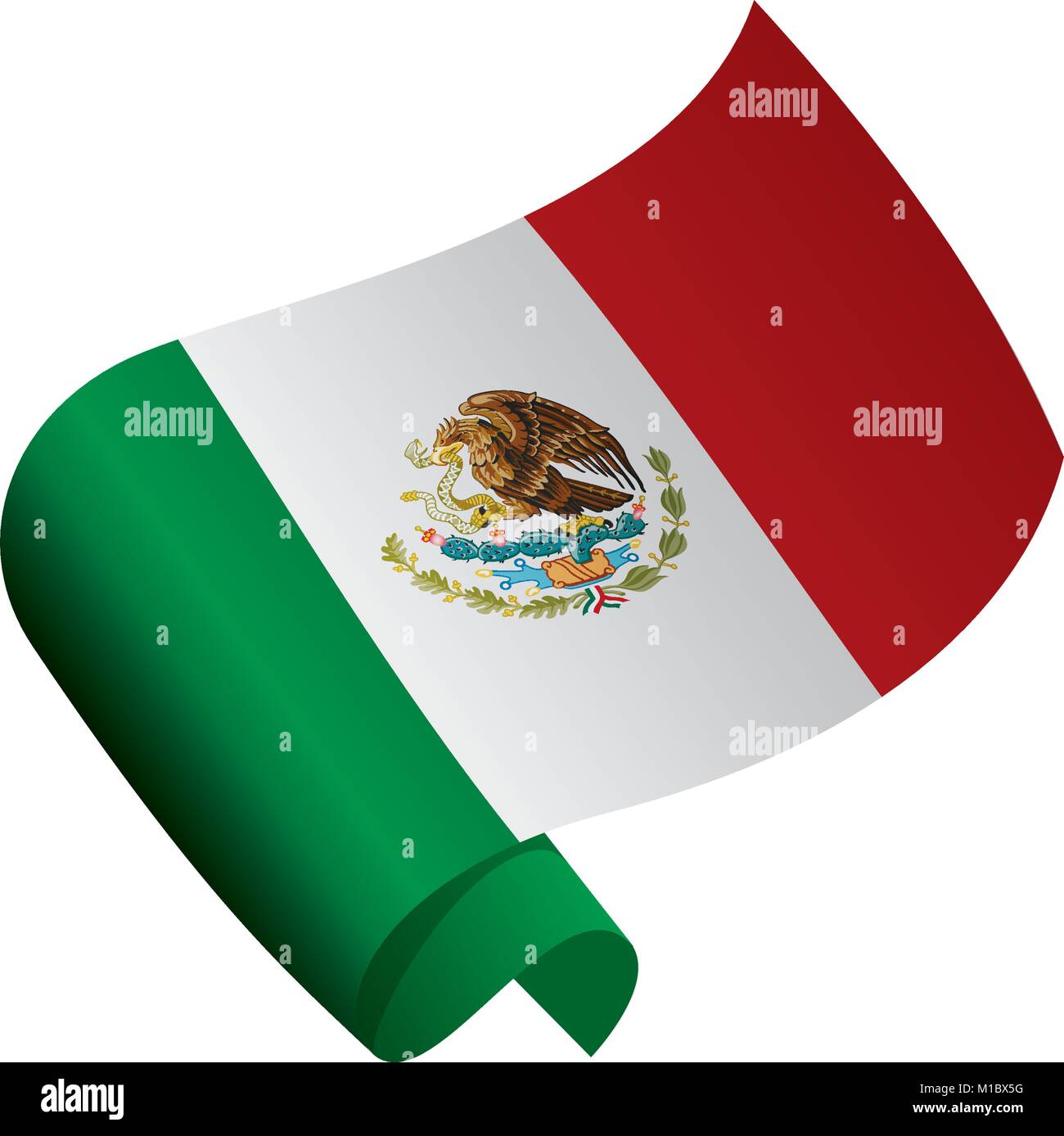 Mexican flag, vector illustration Stock Vector Image & Art - Alamy
