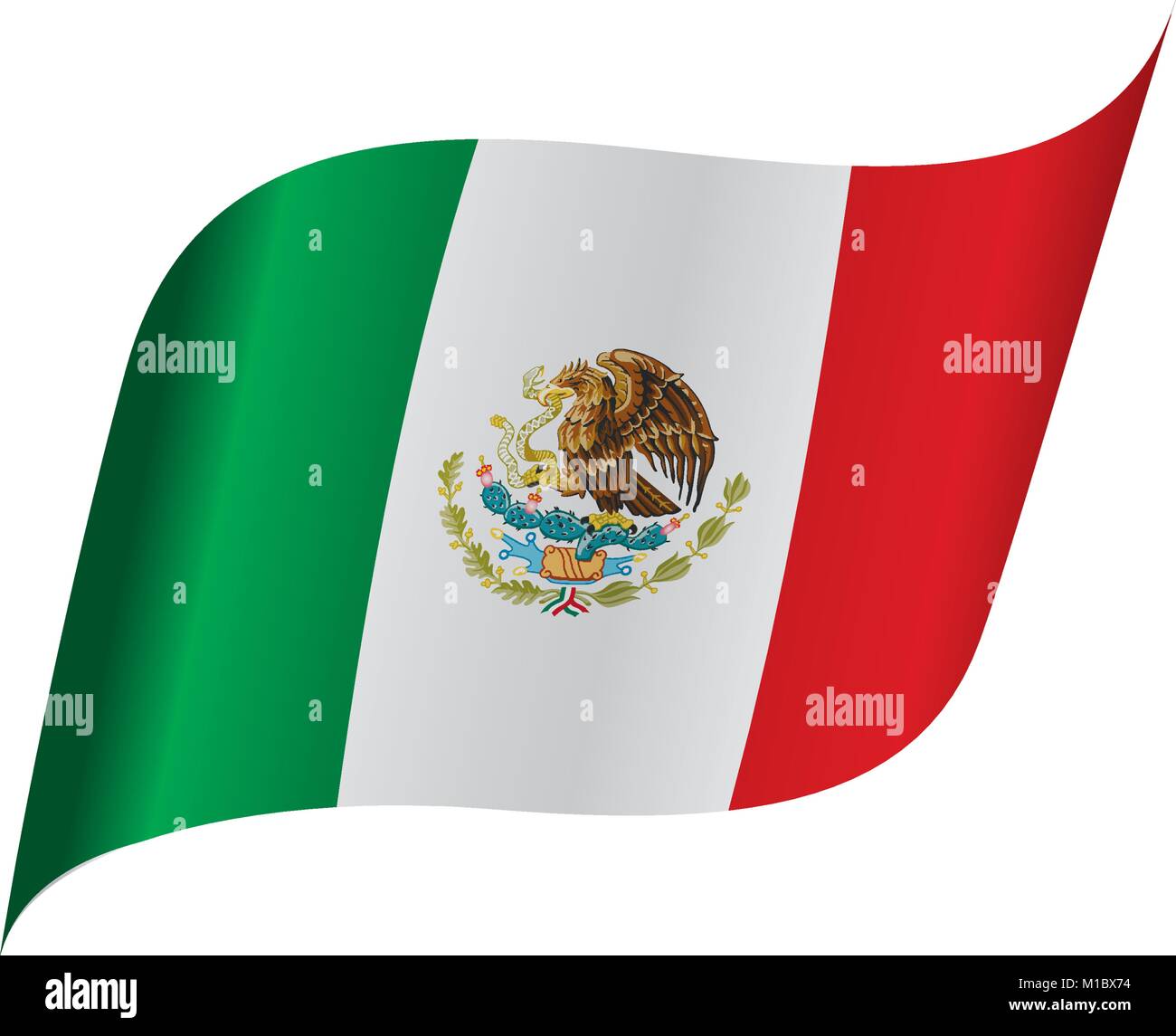 Mexican flag, vector illustration Stock Vector Image & Art - Alamy