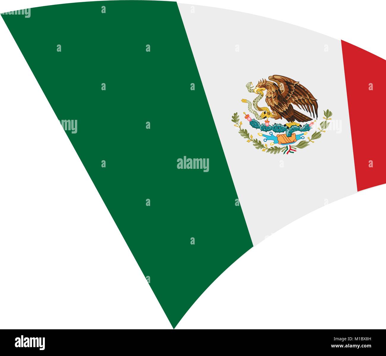 Mexican flag, vector illustration Stock Vector Image & Art - Alamy