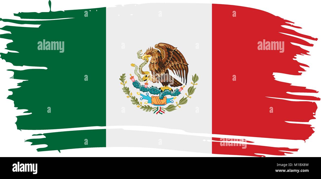 Mexican flag, vector illustration Stock Vector Image & Art - Alamy