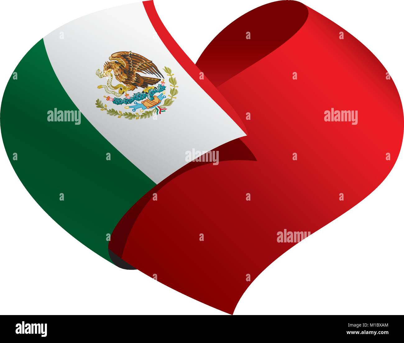 Mexican flag, vector illustration Stock Vector Image & Art - Alamy