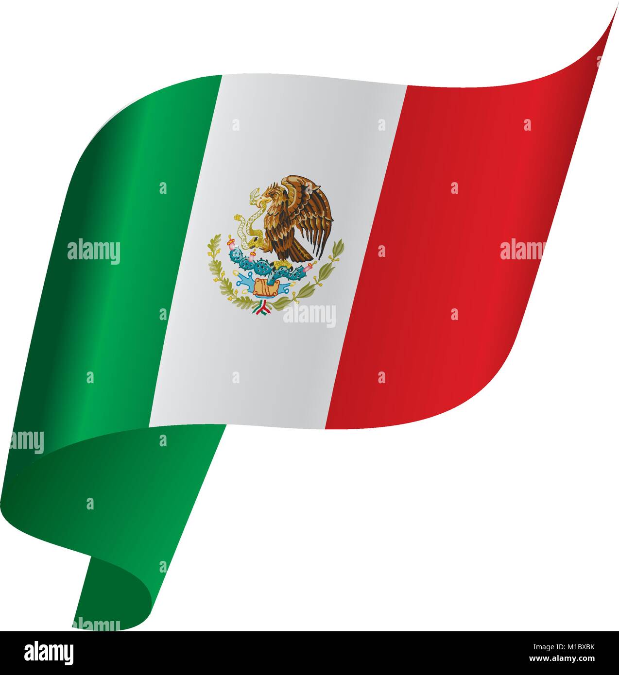 Mexican flag, vector illustration Stock Vector Image & Art - Alamy