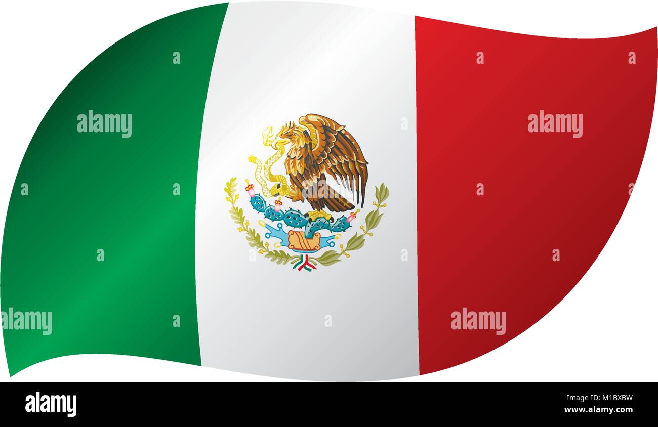 Mexican flag, vector illustration Stock Vector Image & Art - Alamy