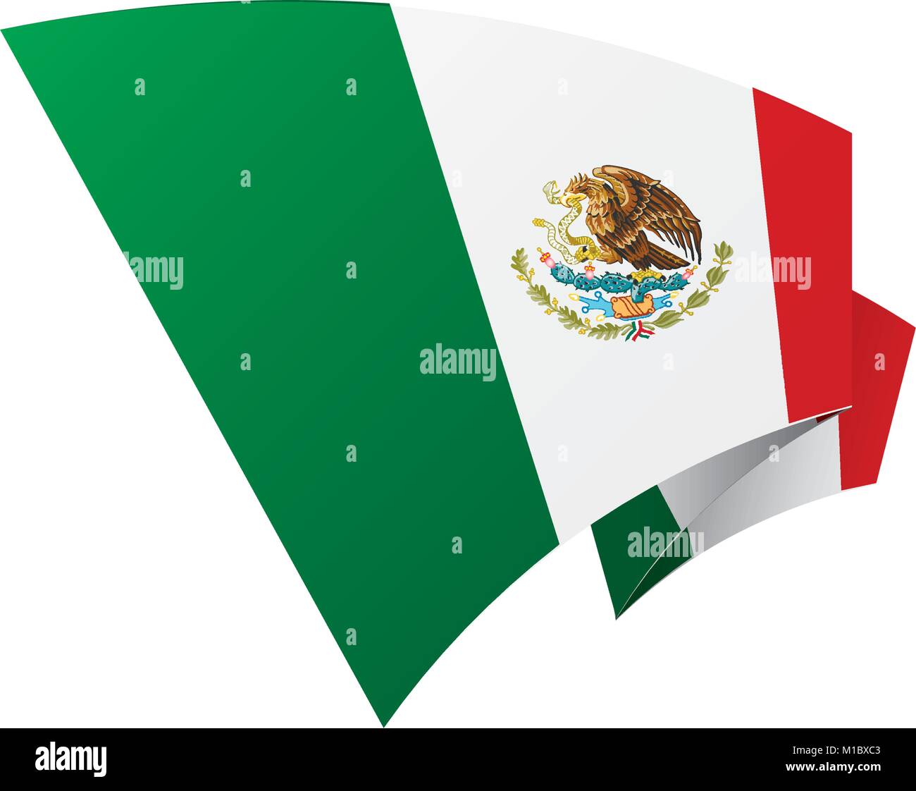 Mexican flag, vector illustration Stock Vector Image & Art - Alamy
