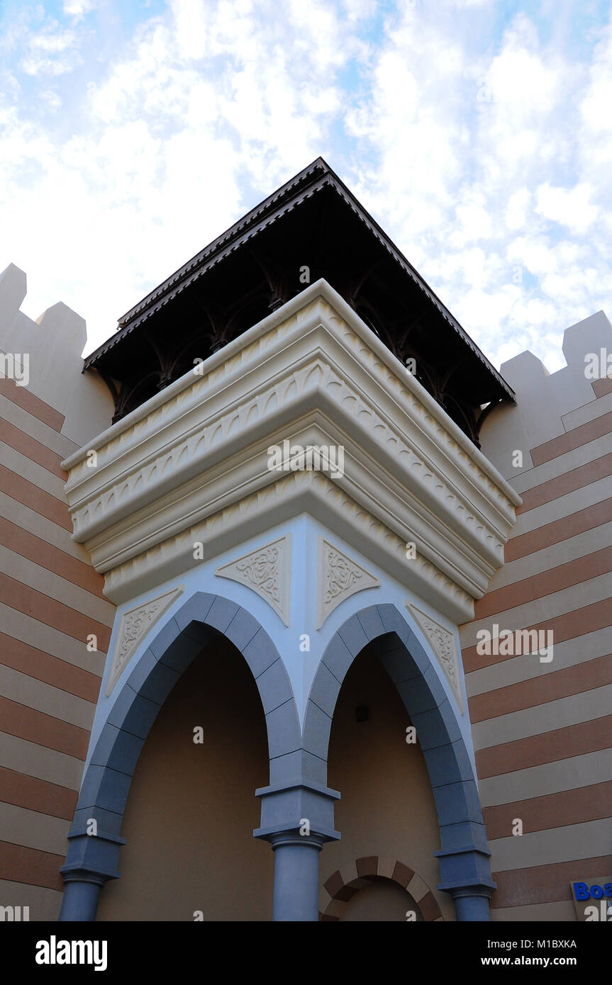The elements of Arabian architecture Stock Photo - Alamy