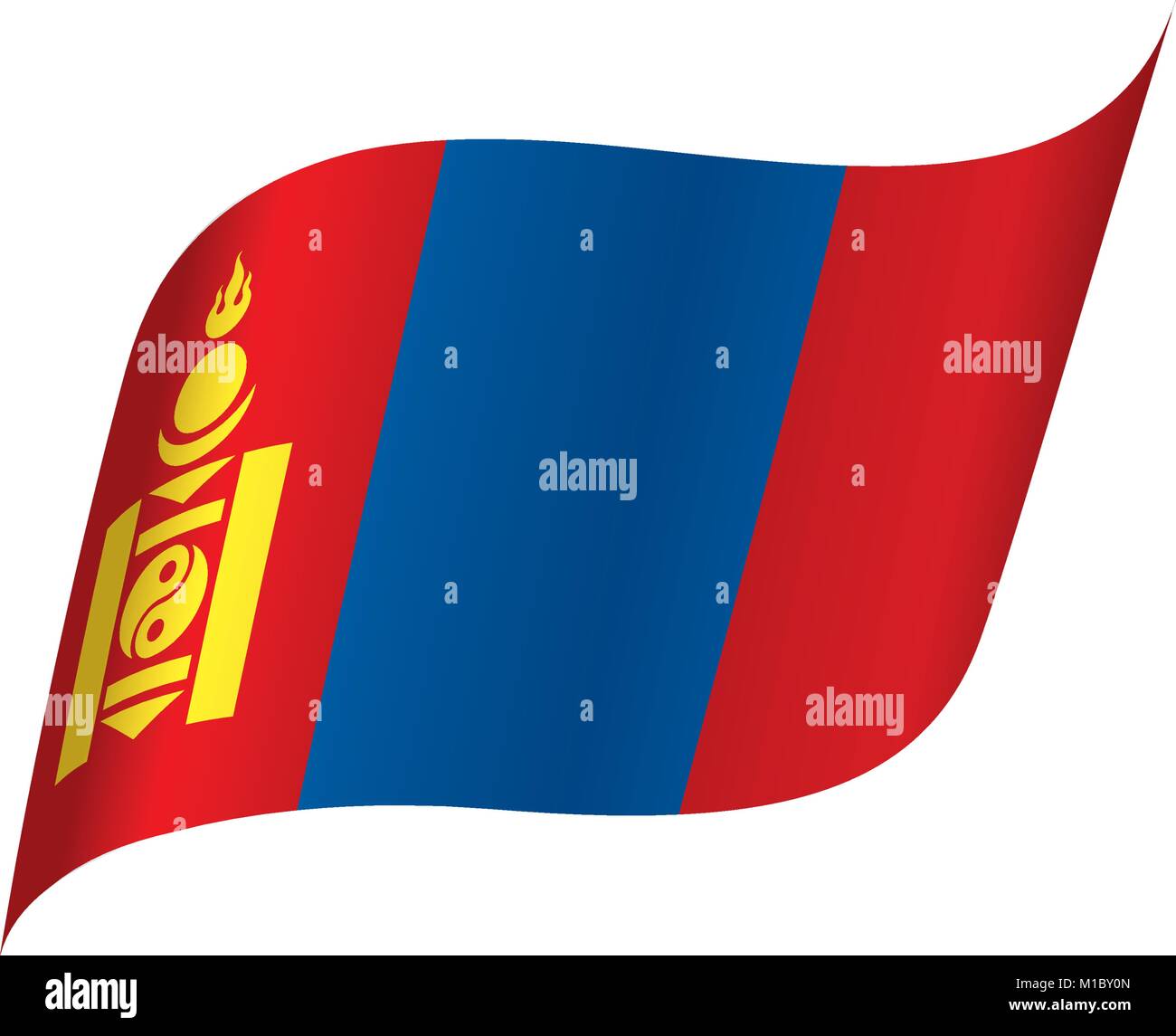 Mongolia flag, vector illustration Stock Vector Image & Art - Alamy