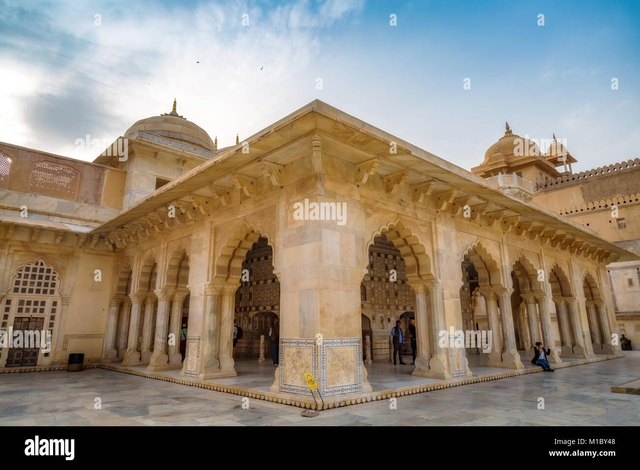 Sheesh mahal amber fort jaipur india hi-res stock photography and ...