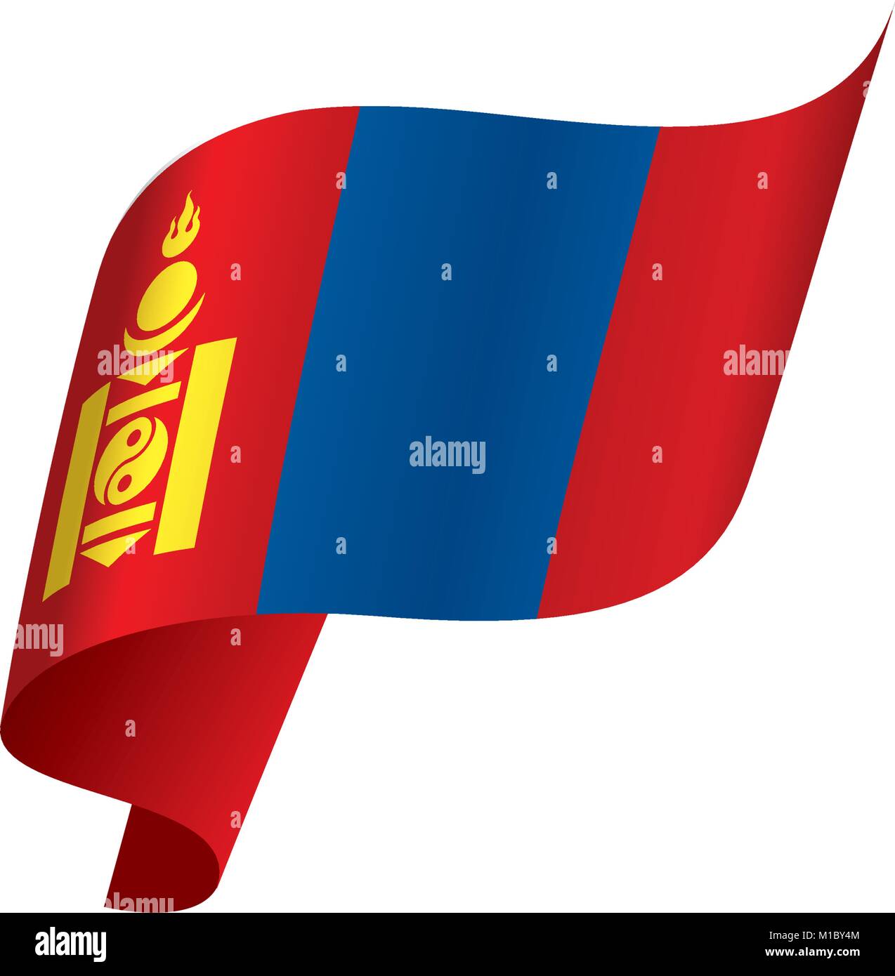 Mongolia flag, vector illustration Stock Vector Image & Art - Alamy