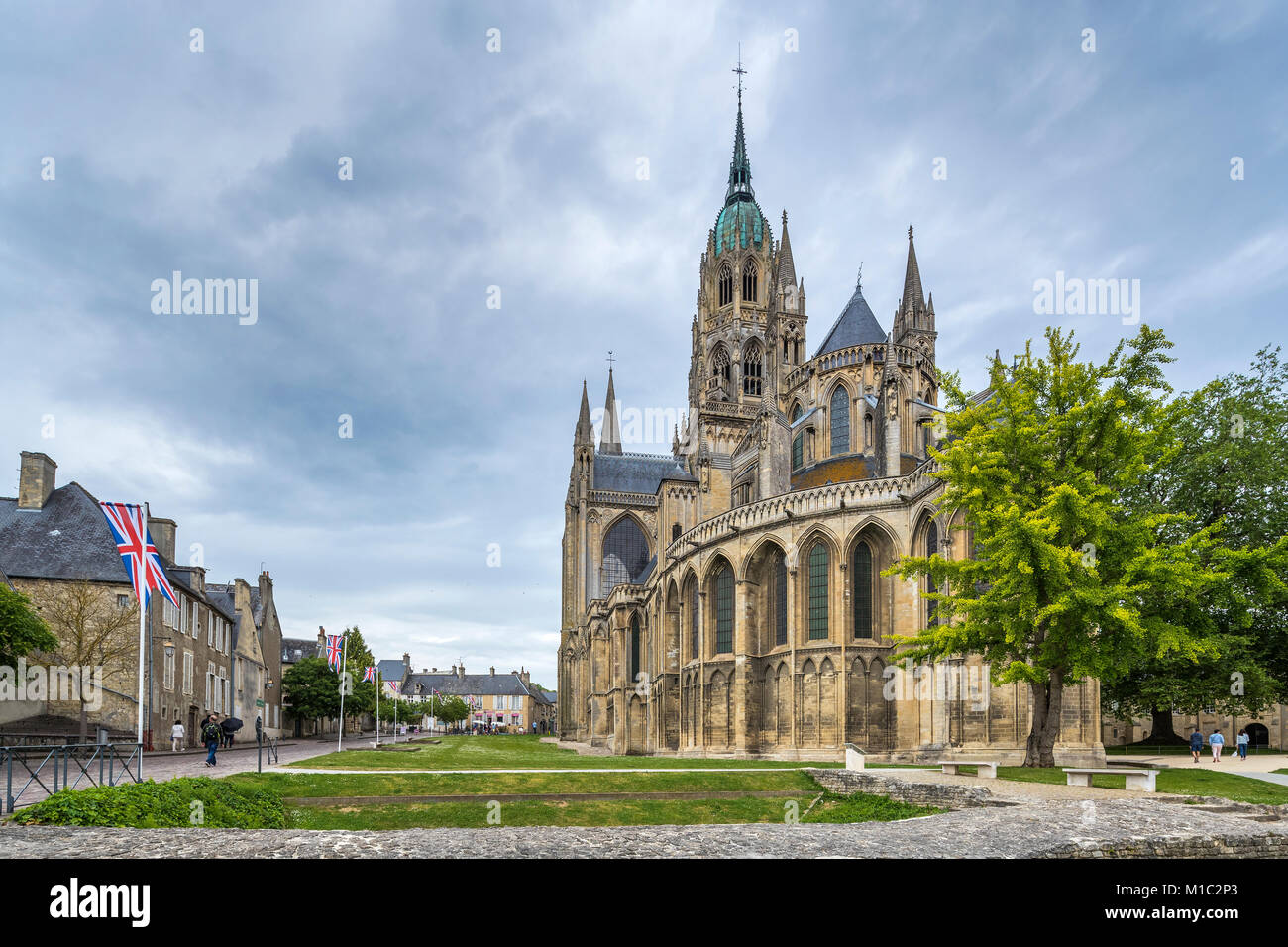 Bayeux cathedral calvados department hi-res stock photography and ...