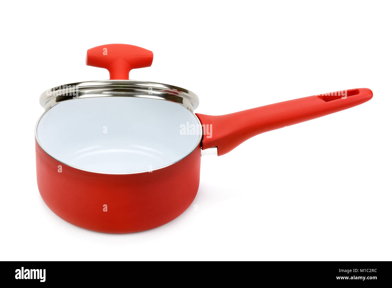 pot with lid isolated on white background Stock Photo - Alamy