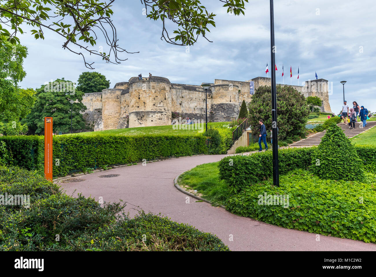 Château de Caen, Caen, Calvados department, Normandie, France, Europe ...