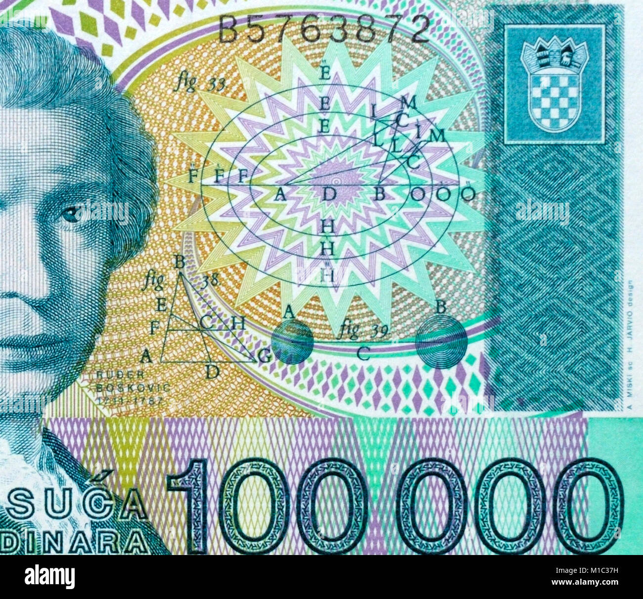 Croatian banknotes hi-res stock photography and images - Alamy