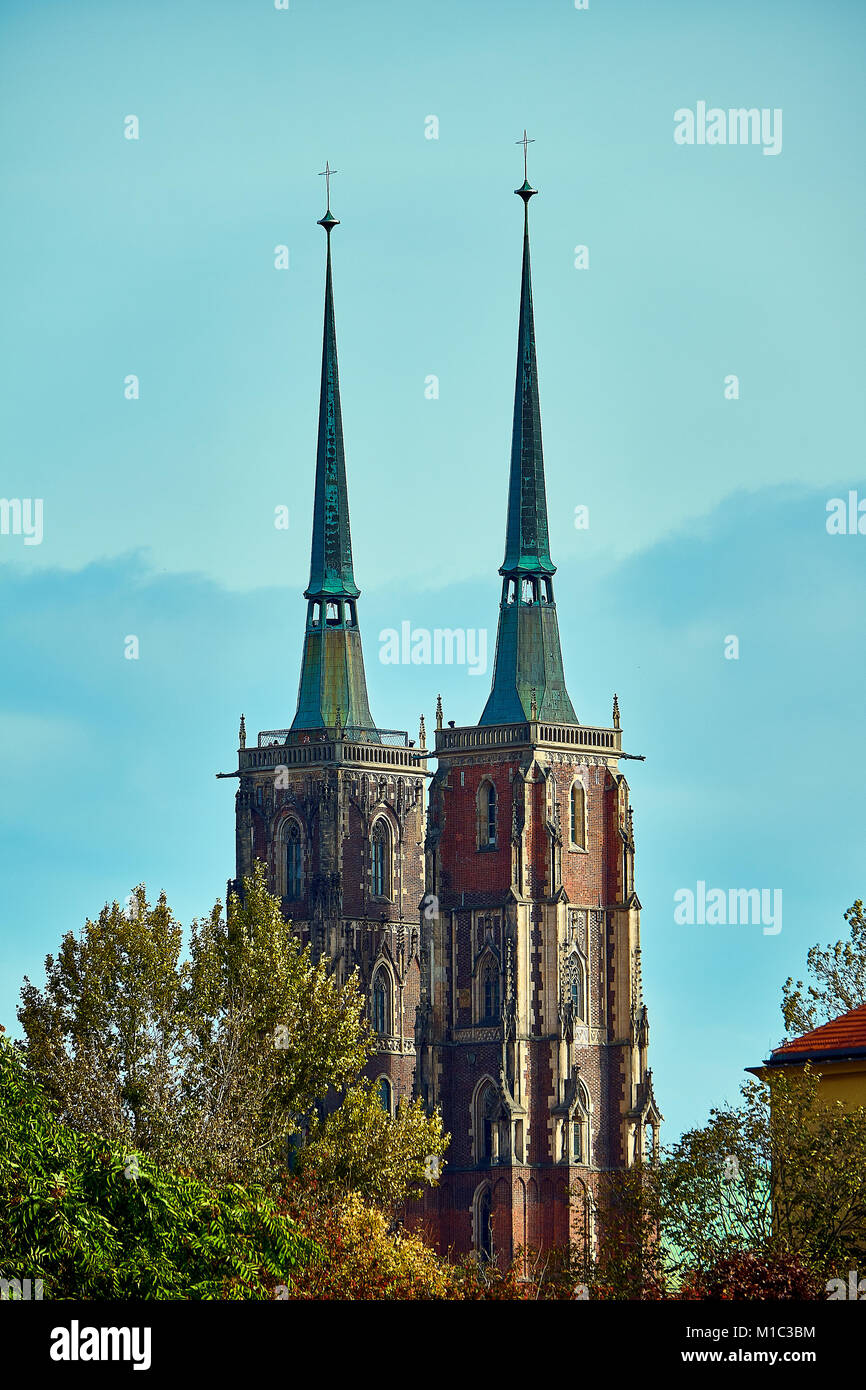 The Cathedral of St. John the Baptist in Wroclaw is the seat of the Roman Catholic Archdiocese ...