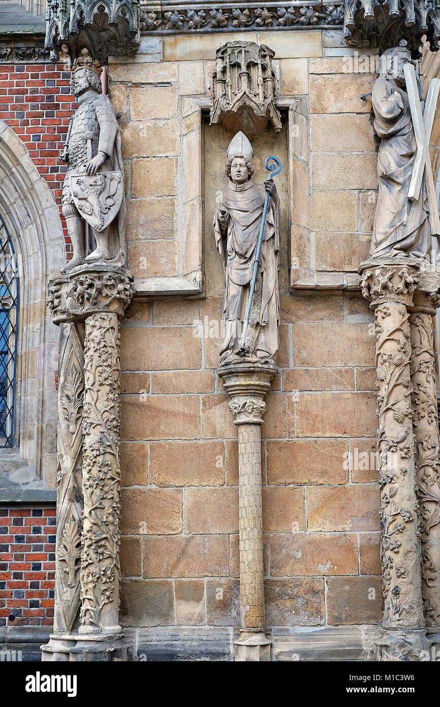 Facade of the Breslauer Dom (Cathedral of St John the Baptist) in ...