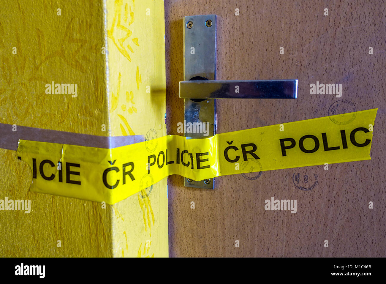 Police tape hi-res stock photography and images - Alamy